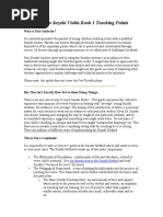 Suzuki Pre-Twinkle Game Ideas | PDF | String Instruments | Violin