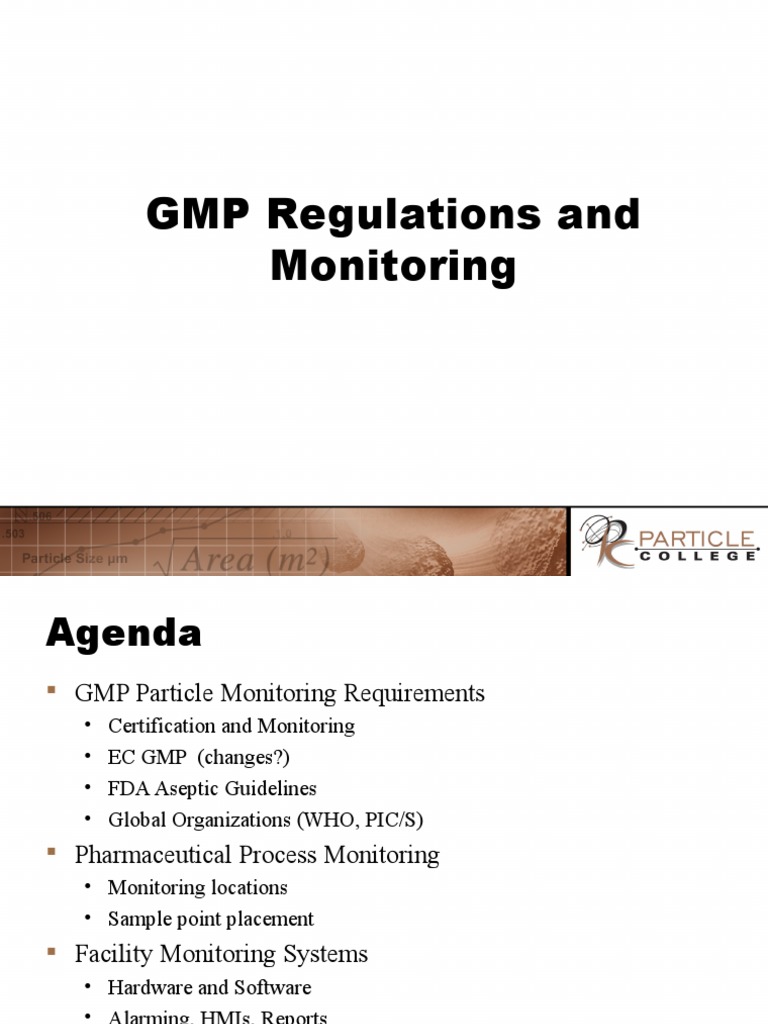 Monitoring Pharmaceutical Cleanrooms: A Guide to Meeting GMP Particle ...