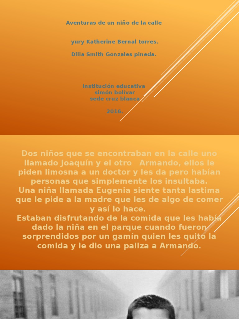 Aventuras de Un Niño de La Calle | PDF | Ocio