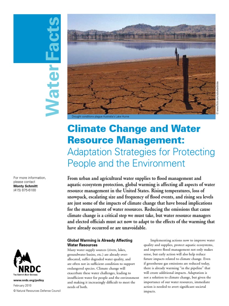 Water and Climate | PDF | Water Resources | Flood