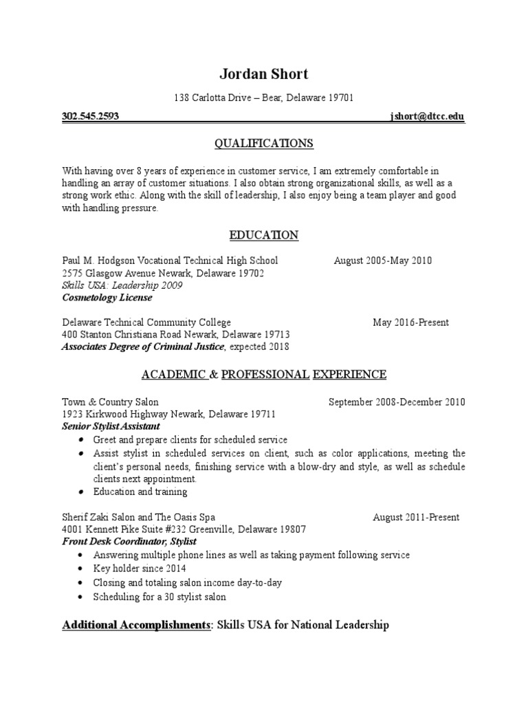 Resume Eportfolio | PDF