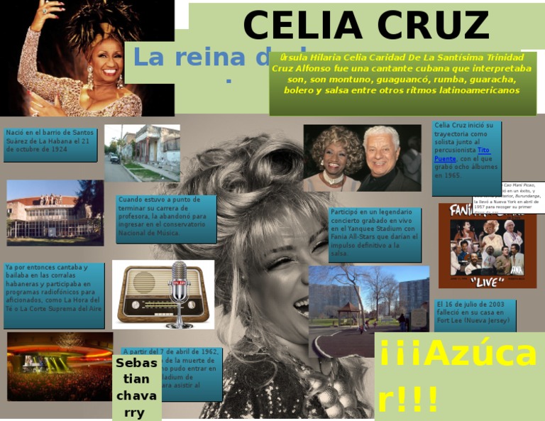 Infografia Celia Cruz | PDF