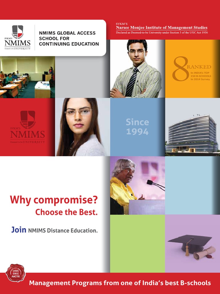 NMIMS New Brochure 33 | PDF | University And College Admission ...