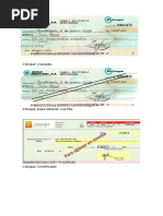 Cheque Con Talon | PDF | Cheque | Bancos