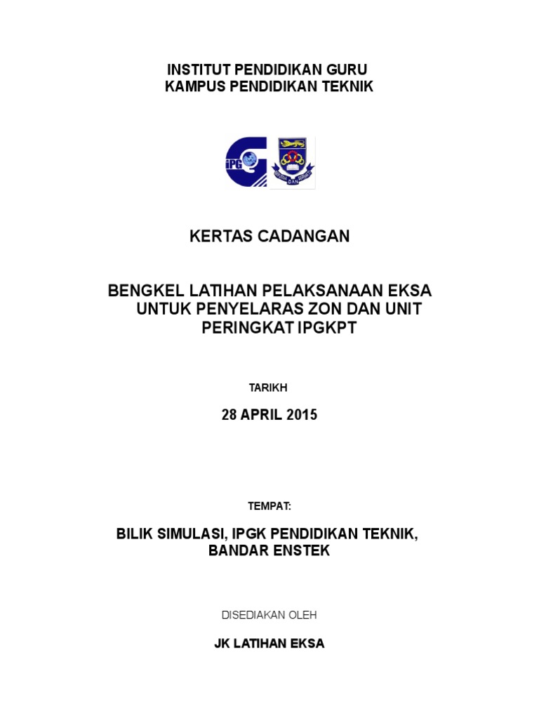 Kertas Cadangan Bengkel Seragam 5s 2015 | PDF