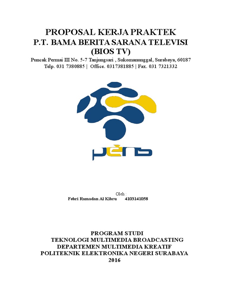 Proposal KP Bios TV | PDF