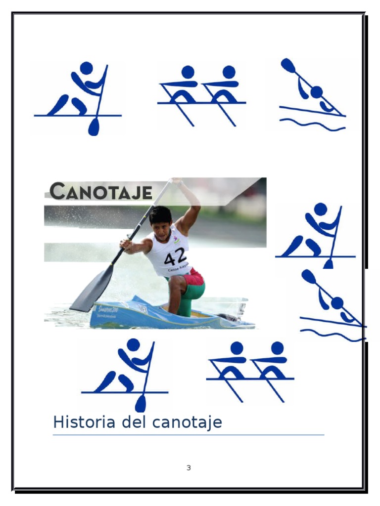 Historia del Canotaje y sus Orígenes | PDF | Kayac | Remo