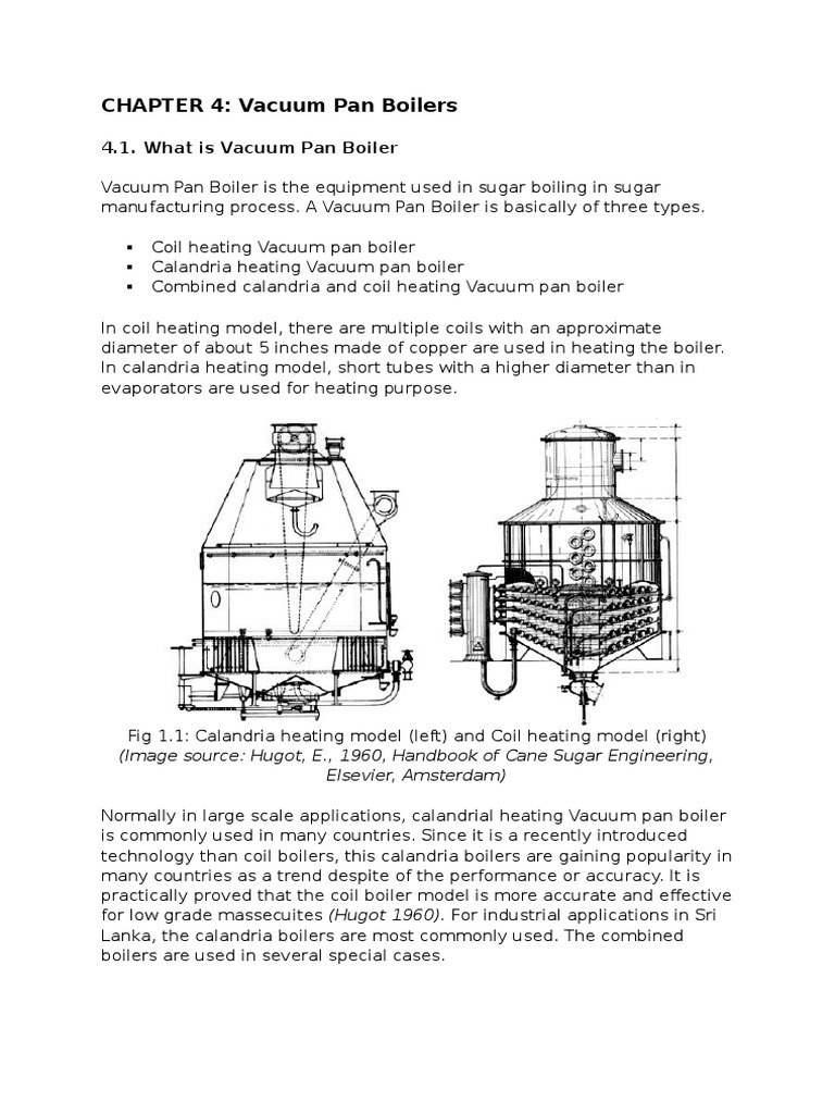 CHAPTER 4: Vacuum Pan Boilers | PDF | Science & Mathematics ...