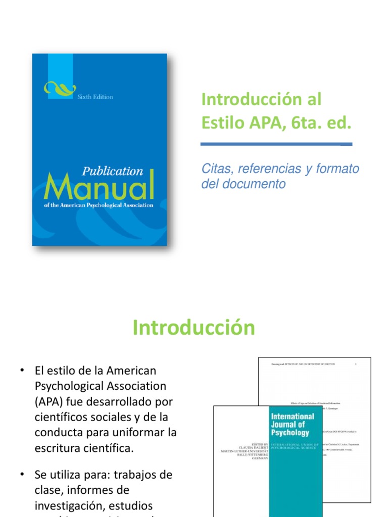 APA 6ta Edicion | Estilo apa | Comillas