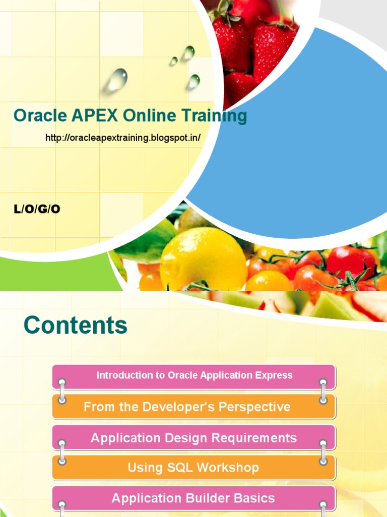 Oracle APEX Online Training Overview | PDF | Technology & Engineering