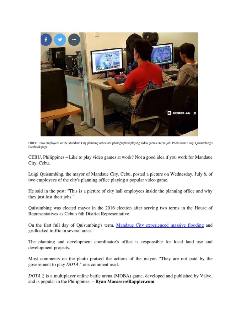 DOTA 2 Is A Multiplayer Online Battle Arena (MOBA) Game, Developed and Published by Valve | PDF