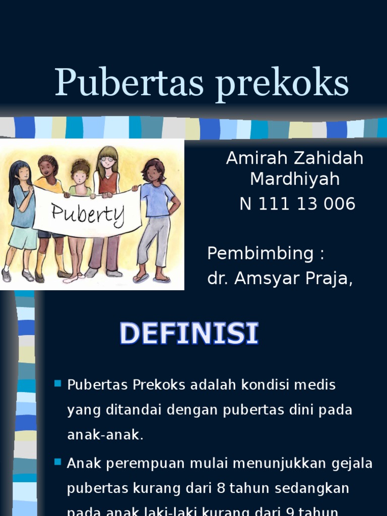 REFARAT Pubertas Prekoks | PDF