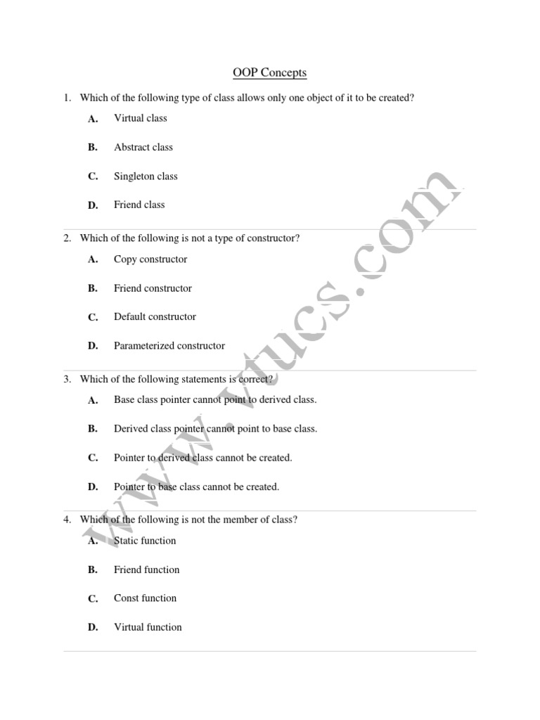 C Programming Questions Pdf Class Computer Programming