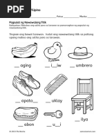 Pagpapantig Worksheets Teacher Steph Classroom | PDF