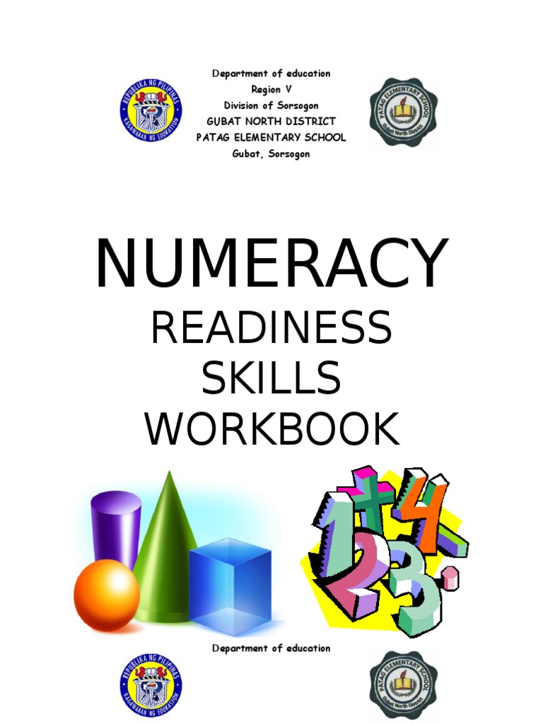 Numeracy: Readiness Skills Workbook | PDF