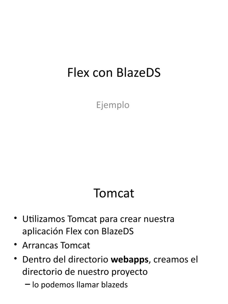 Flex Con BlazeDS | PDF | Apache Flex | Java (lenguaje de programación) Flex Con BlazeDS | PDF | Apache Flex | Java (lenguaje de programación)
