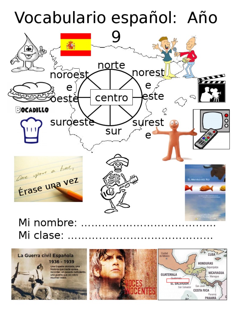 Y9 Spanish Vocabulary Guide 2011 FINAL | PDF | Linguistics | Language ...