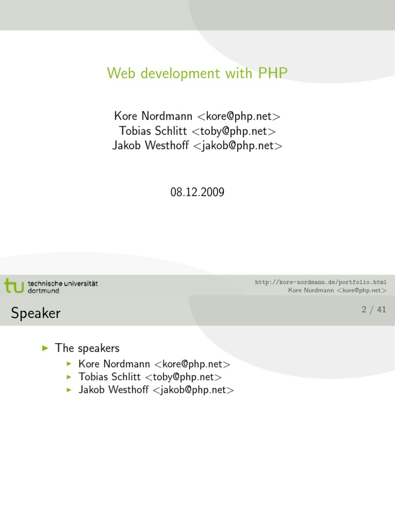 E52 Web Development With PHP | PDF | Pear | Php