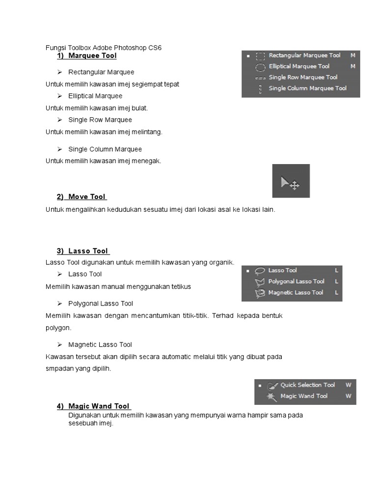 Fungsi Toolbox Ps | PDF