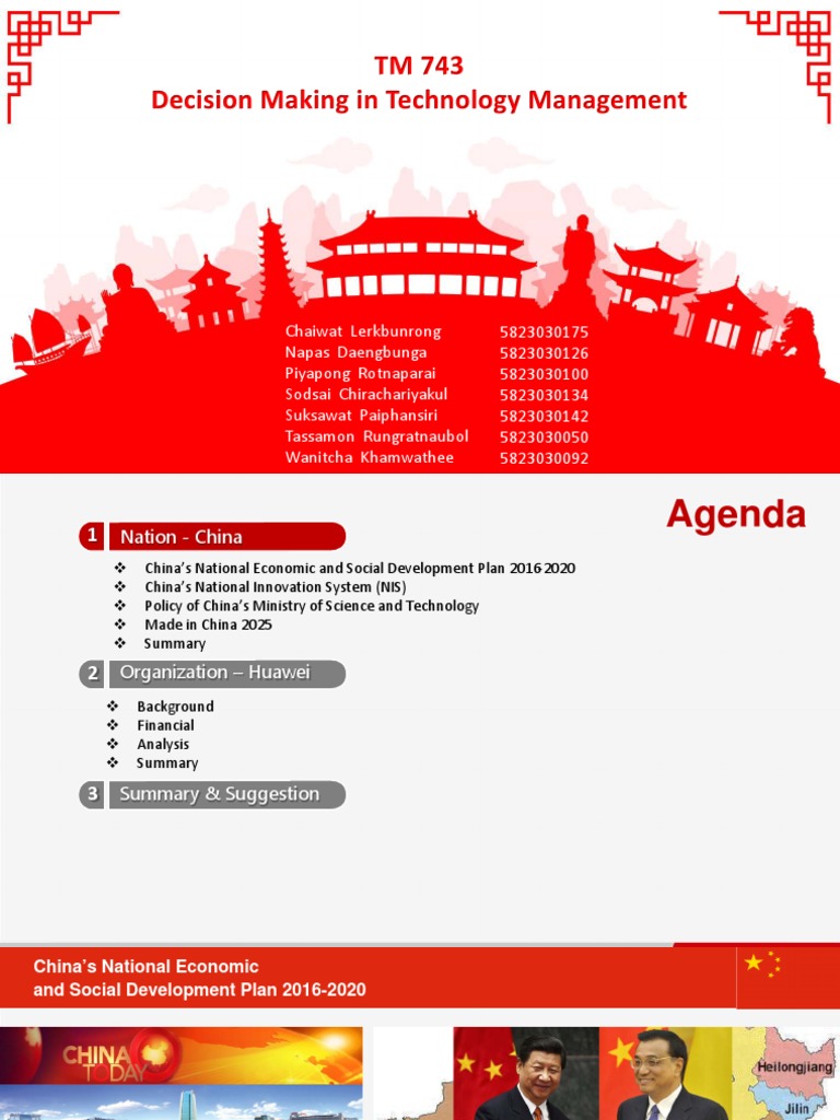 Decision Making in Technology Management - Case Study Huawei | PDF ...