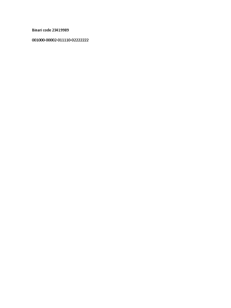 Understanding Binari Code 23419989 | PDF