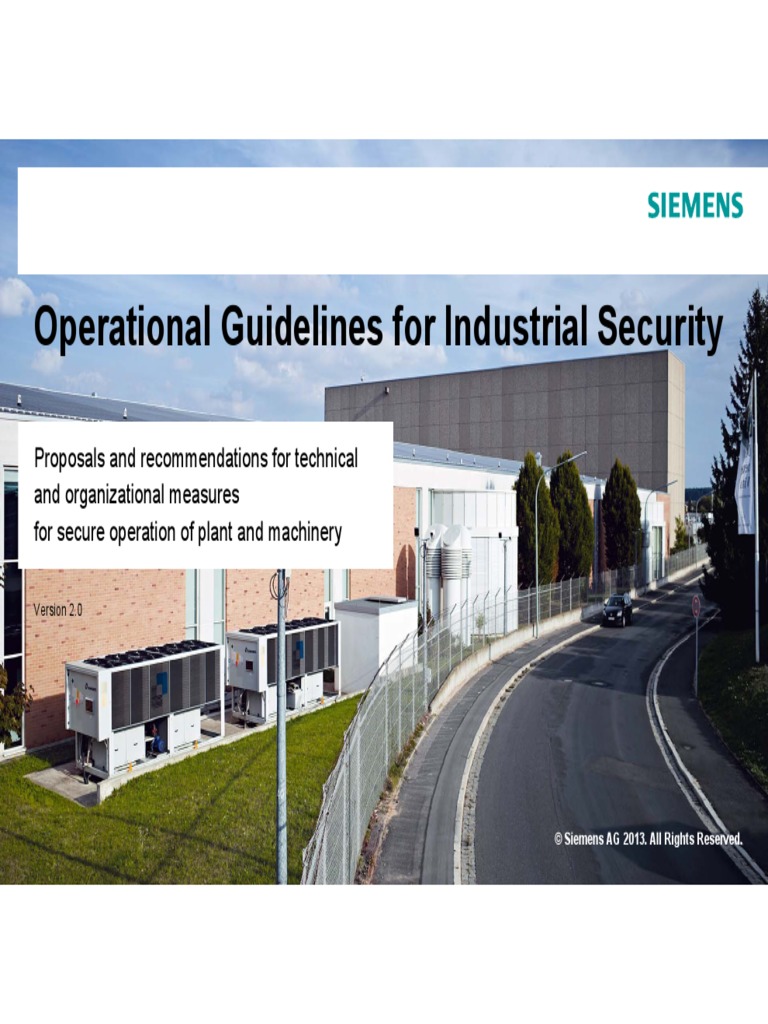 Operational Guidelines Industrial Security en | PDF | Computer Security ...