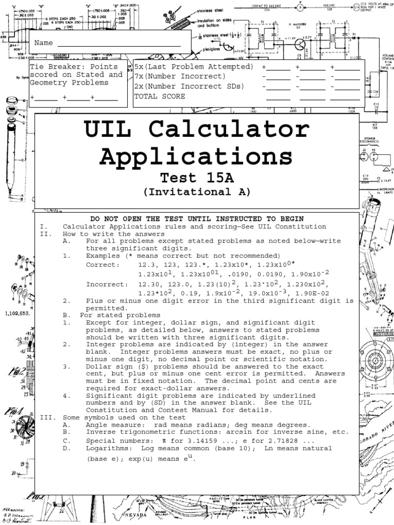 Cal Apps Study Packet | PDF | Significant Figures | Trigonometric Functions
