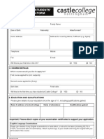 Admission Enquiry Form Template | PDF