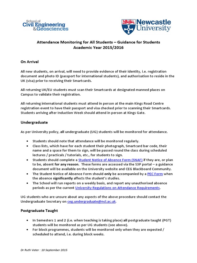 Attendance Monitoring | PDF | Postgraduate Education | Passport
