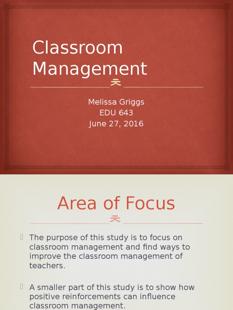 Classroom Management | PDF | Classroom Management | Reinforcement