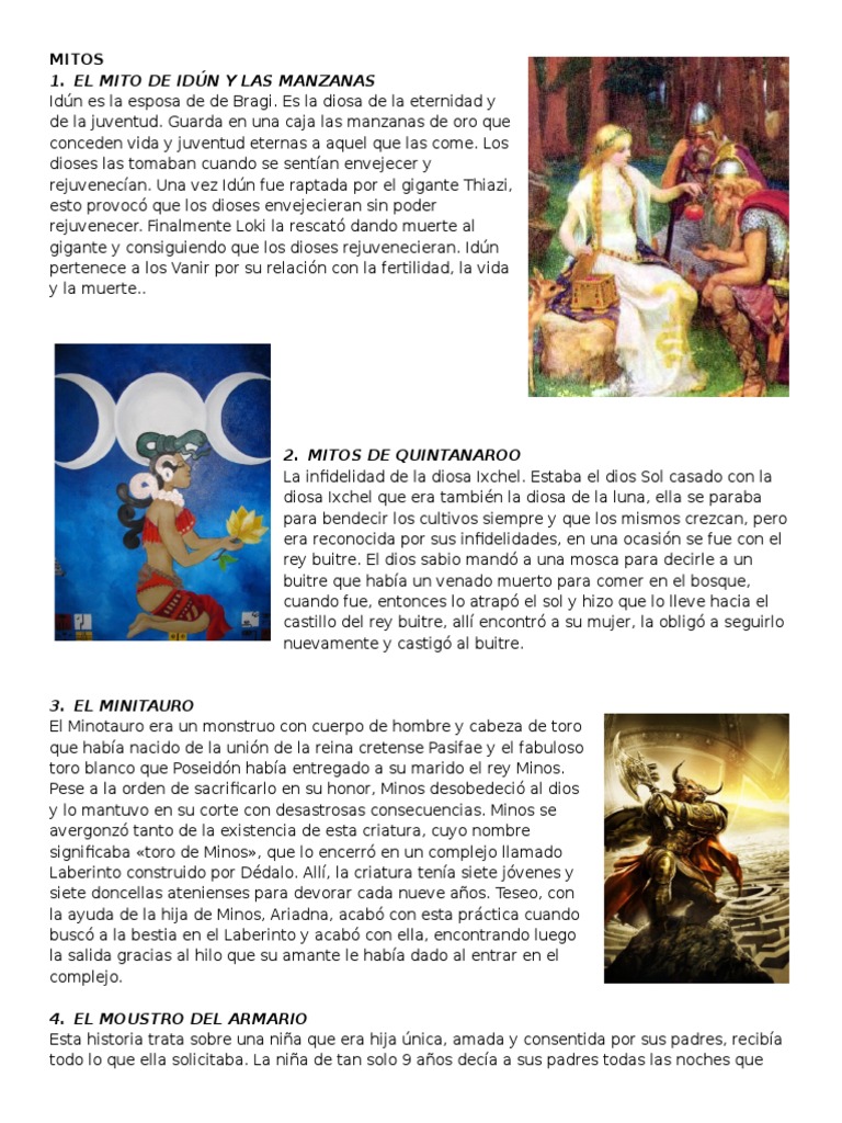 10 Mitos Con Imagen | PDF | Thor