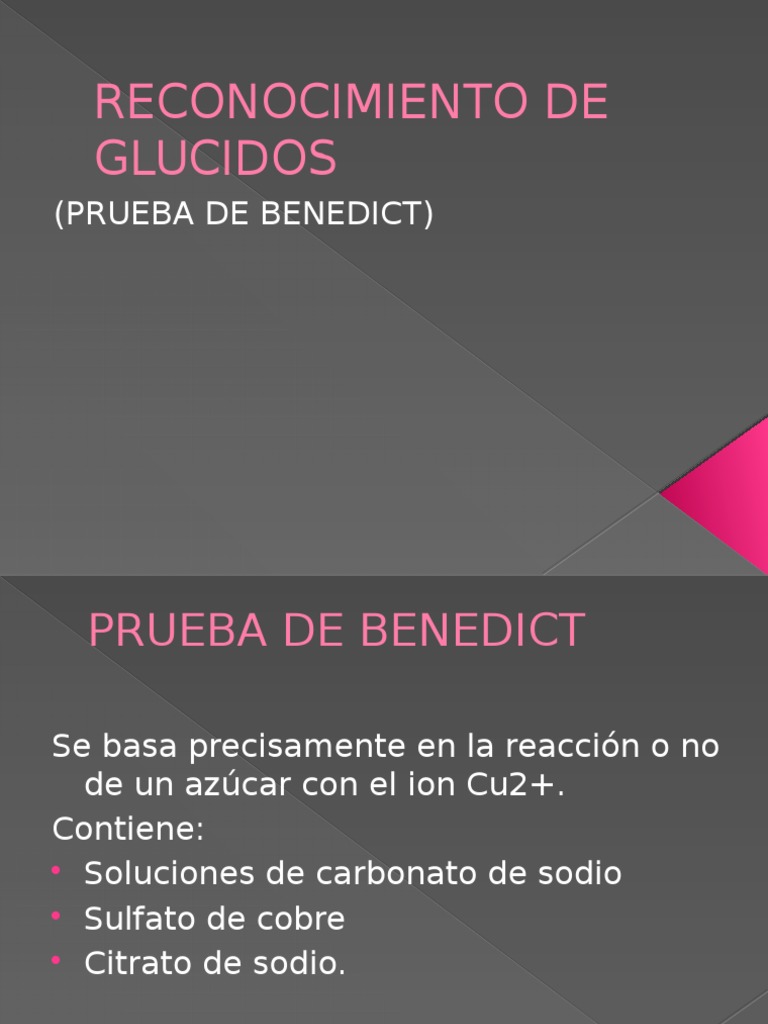 Prueba Benedict y Lugol | PDF | Almidón | Glucosa