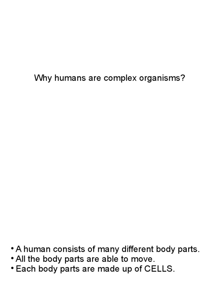 Complexity of Human Organism | PDF | Social Science