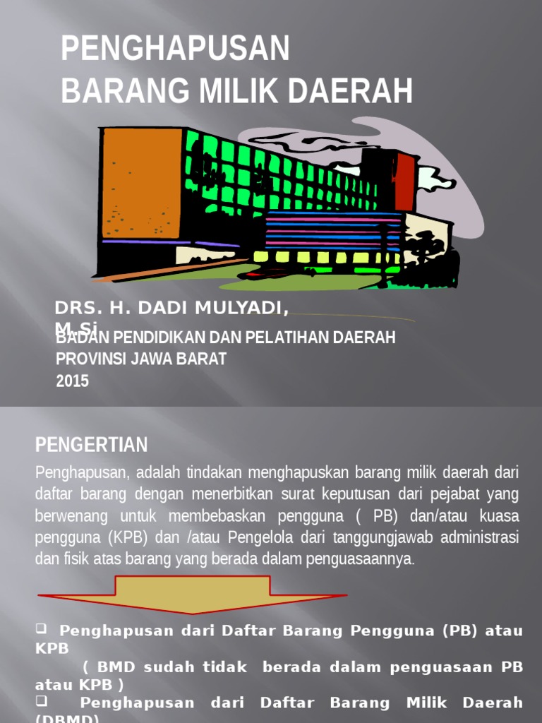 Penghapusan Barang | PDF