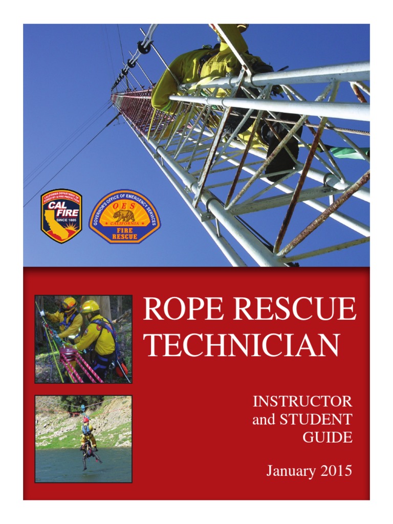 Rope Rescue Technician: Instructor and Student Guide January 2015 | PDF ...