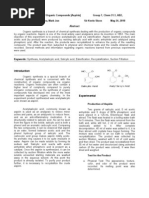 TLC Analysis and Rf Values of Aspirin | PDF | Thin Layer Chromatography ...