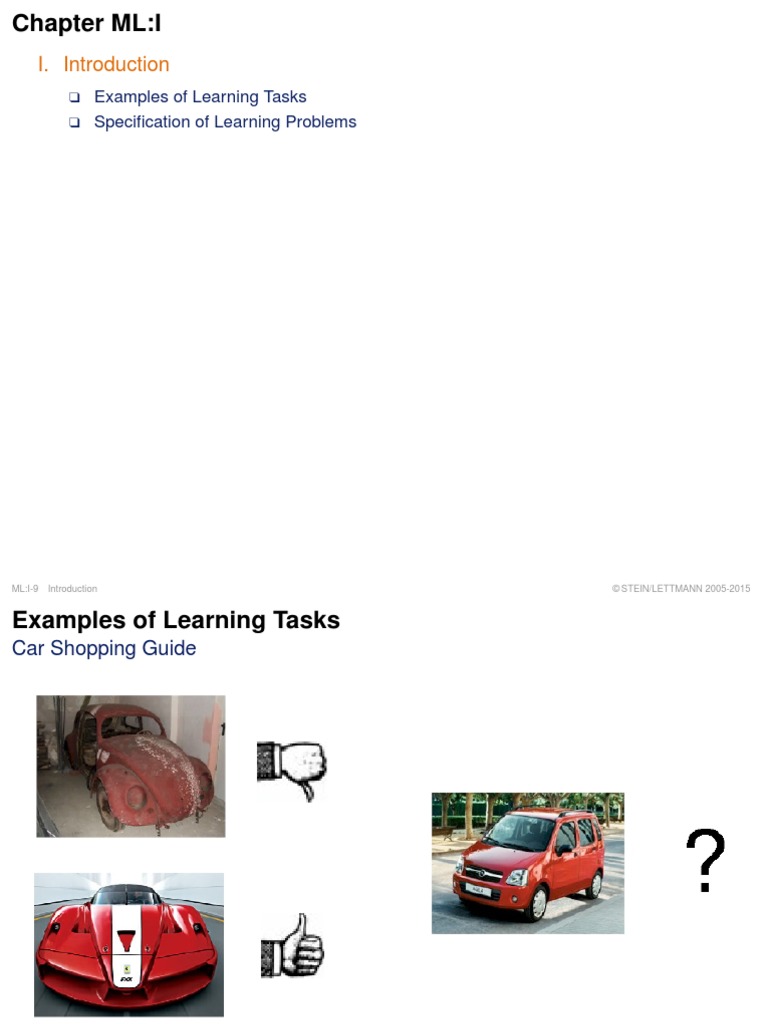 G Unit en ML Introduction | PDF | Statistical Classification | Machine Learning