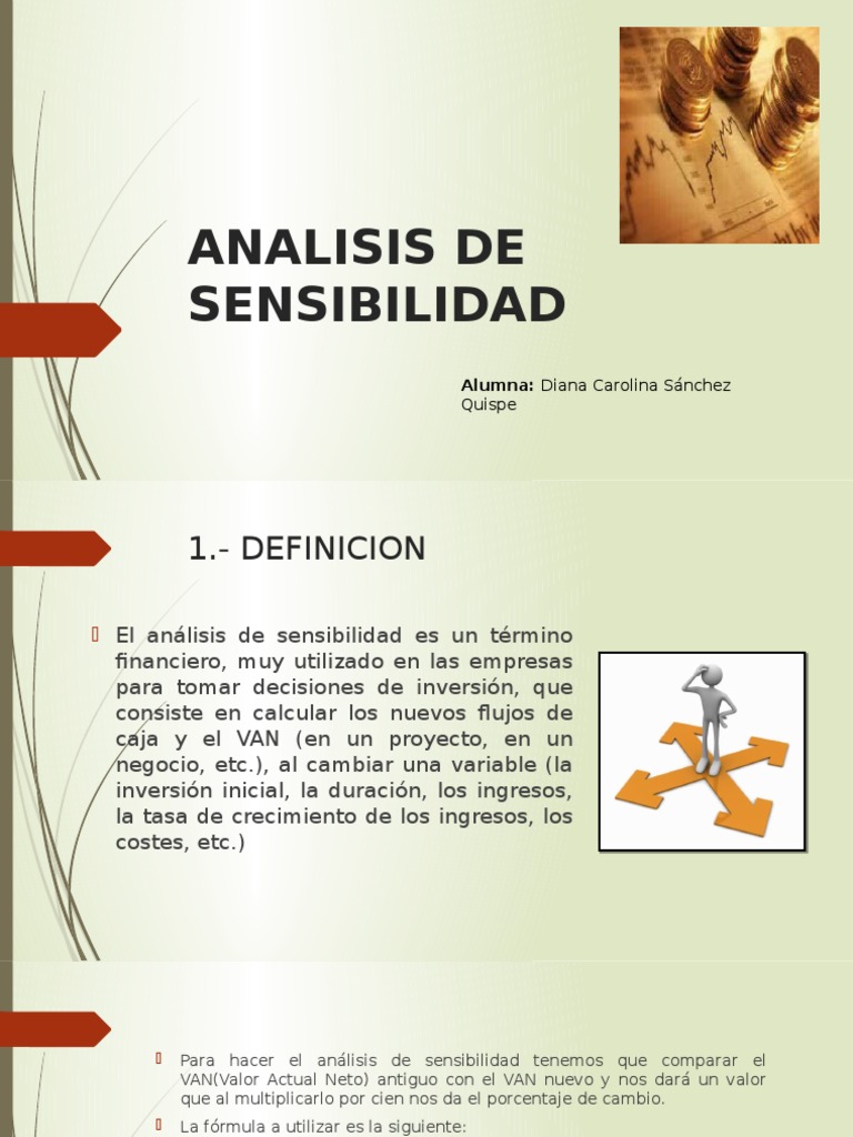 Analisis de Sensibilidad | PDF | Análisis de sensibilidad | Toma de decisiones