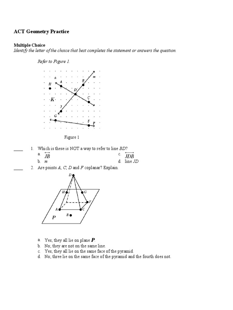 Geometry Questions | PDF