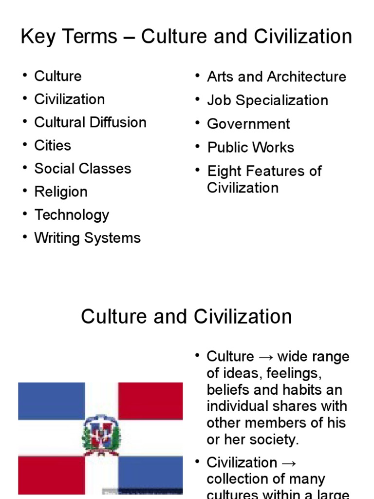 Culture and Civilization | Civilization | Society
