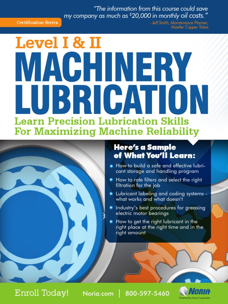 Maximize Machine Reliability Through Precision Lubrication Skills | PDF ...