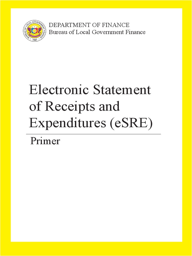 eSRE-PRIMER.pdf | Expense | Public Finance