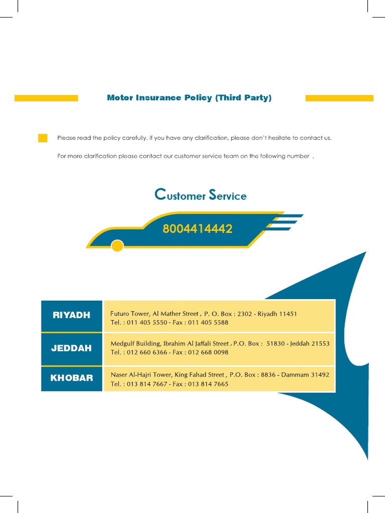 Booklet Motor Third Party en | PDF | Traffic Collision | Insurance