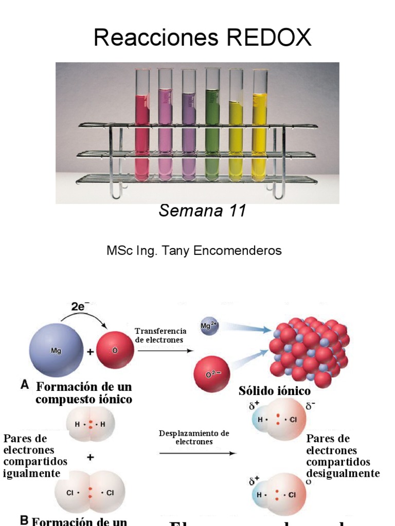 Semana 11 - Reacciones REDOX | PDF | Redox | Química