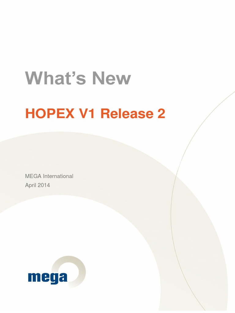 Mega Whats New Hopex v1r2 2014 en | PDF | Business Process | Strategic ...