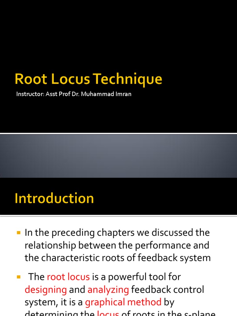 Root Locus Technique | PDF | Systems Science | Cybernetics