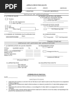FRS Leave Format | PDF | Law