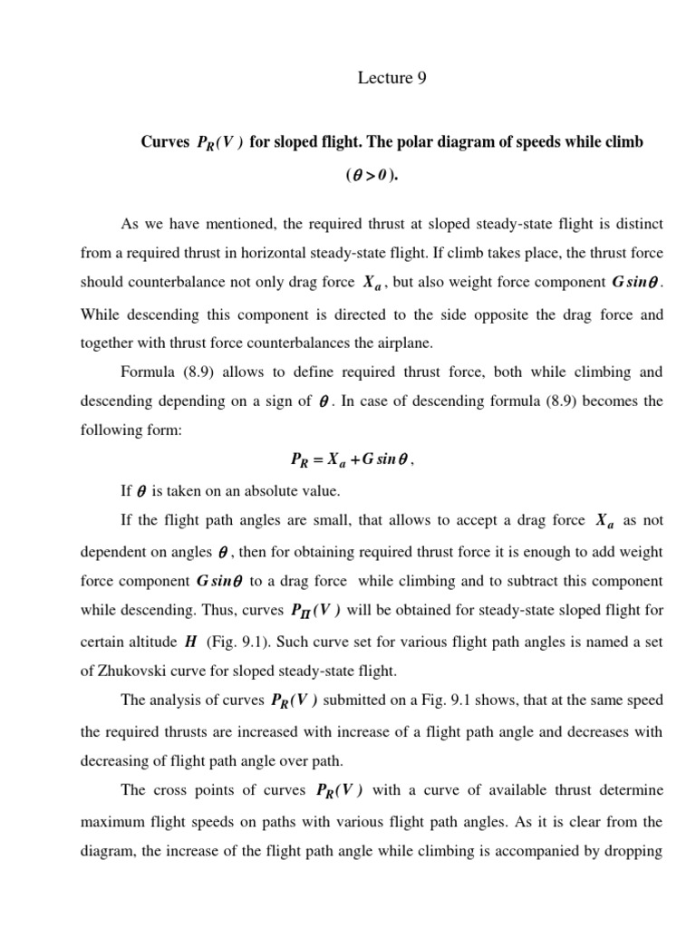 The Polar Diagram | PDF | Flight | Drag (Physics)