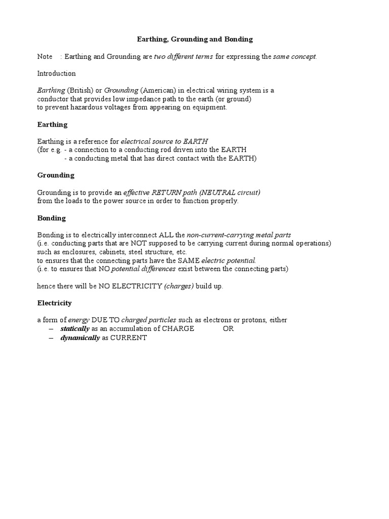 Aircraft Electrical Bonding | PDF