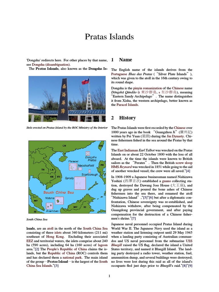 Pratas Islands | Geography | Science